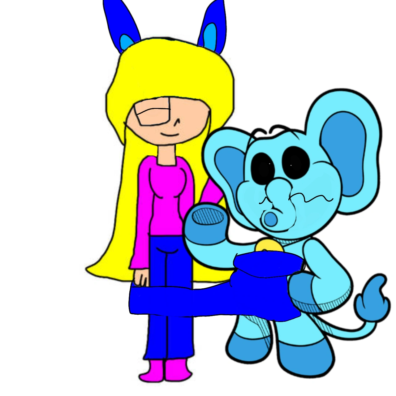 Me hugging my adopted brother bubba bubbaphant tight with my tail | Fandom