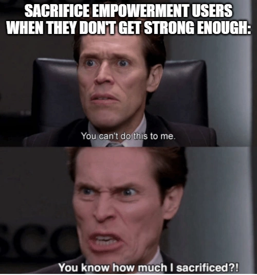 Vain Sacrifice. Meme i made | Fandom