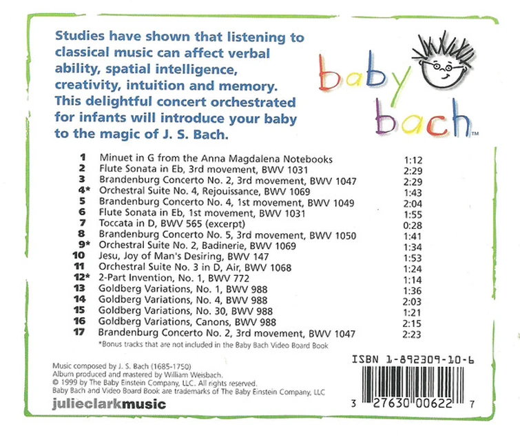 Can we add galleries for the Baby Einstein CDs? | Fandom