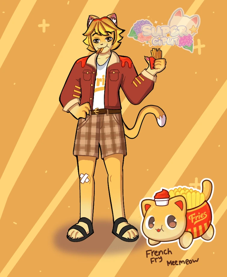 Turning Meemeow Plushie into humanoid cats! French Fry Meemeow! | Fandom