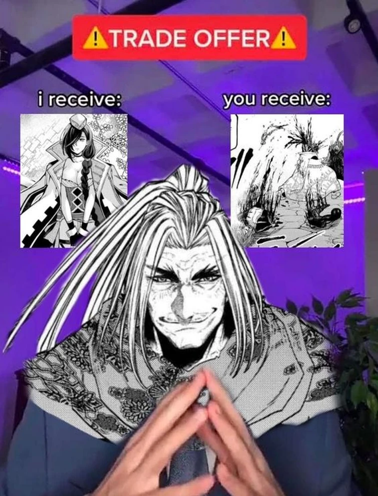 Kojiro Sasaki's trading offer | Fandom