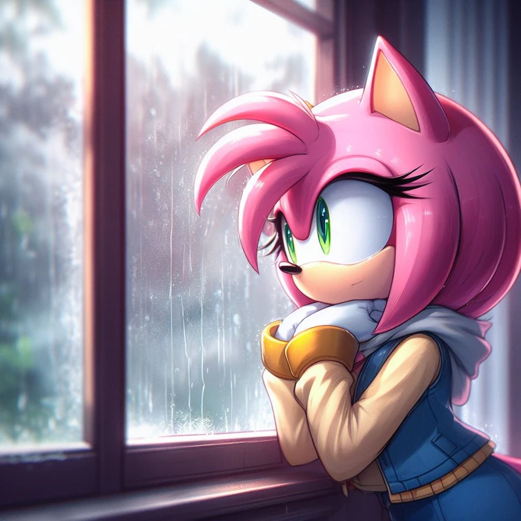 tired of all these threads about Shadow? then let's look at some AI generated images of Amy Rose ...