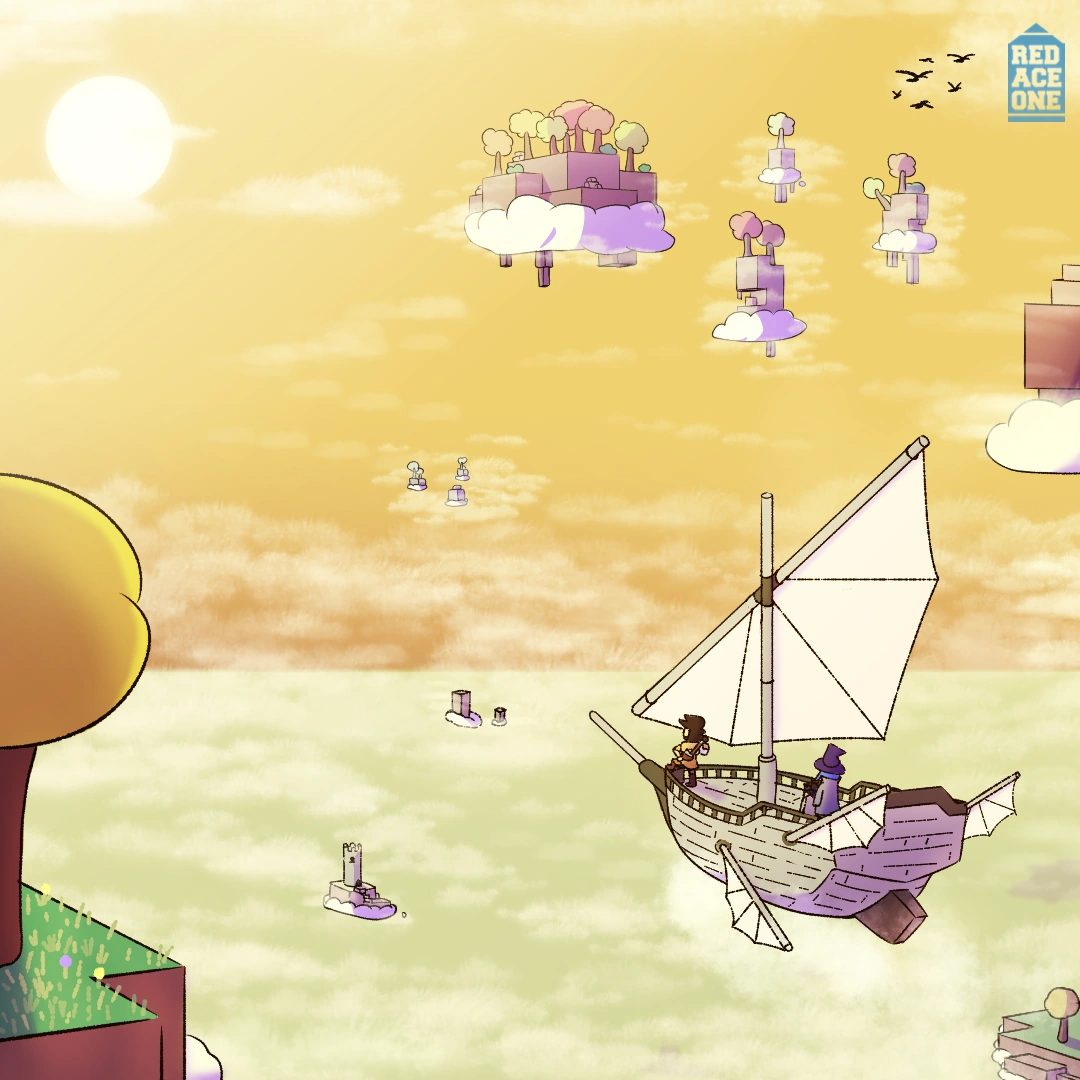 Akiro And Ruby Sailing Through The Skies ( And Also Short Mini Comic ...