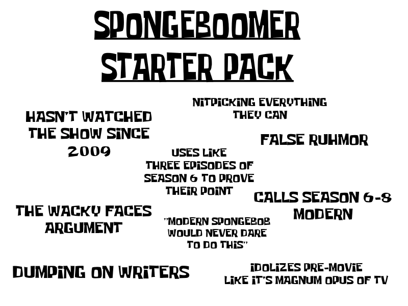 spongeboomer starter pack | Fandom