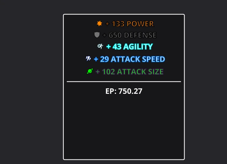 what is a good armor stat build with attack speed, power, agility, and ...