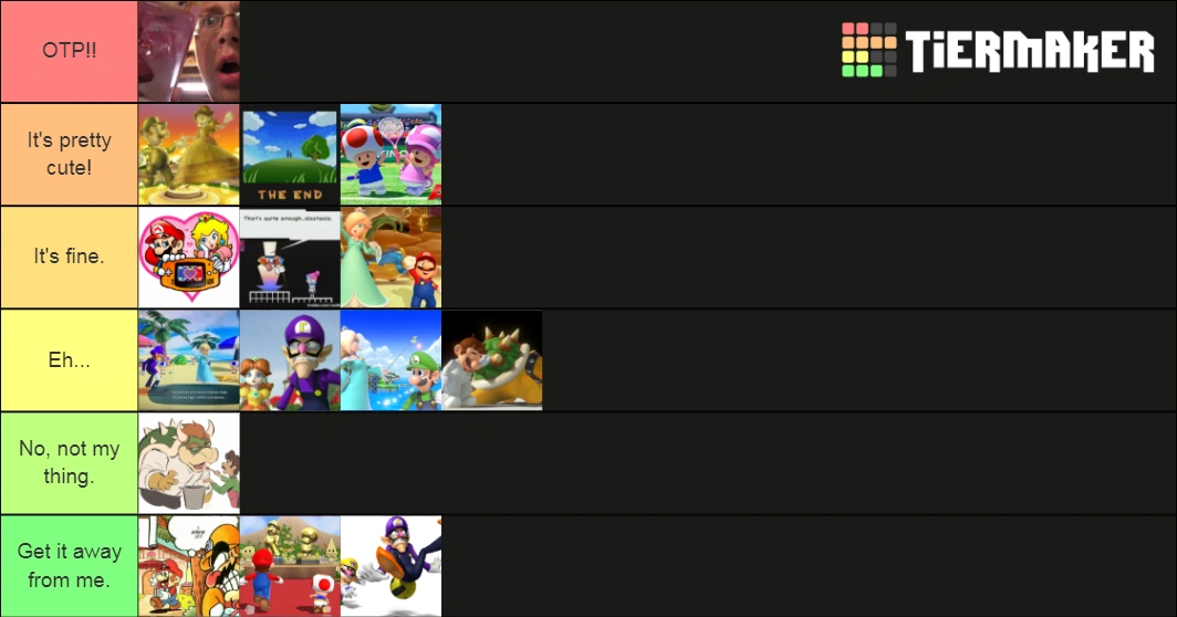 haha mario ships tierlist | Fandom