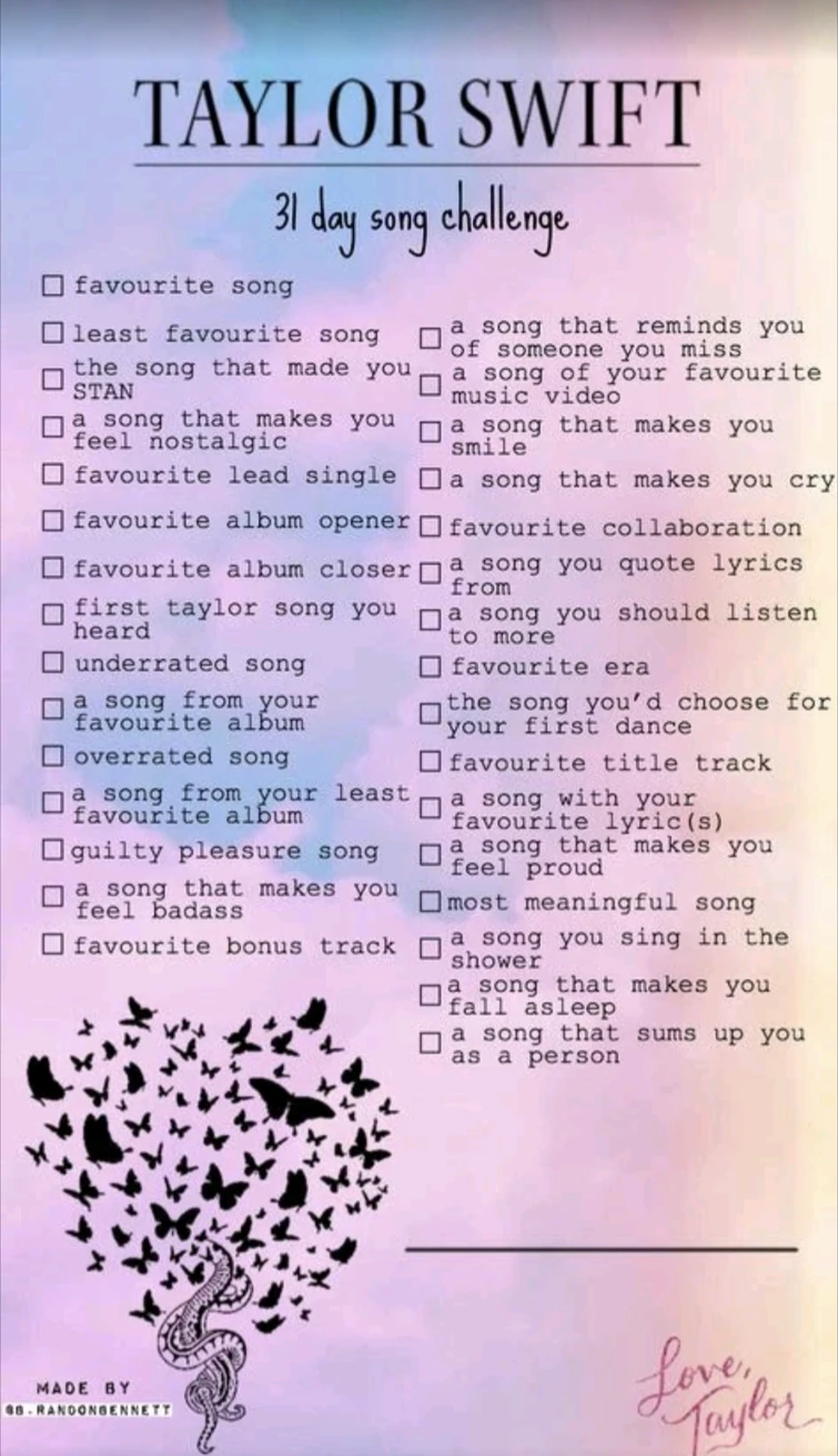 31 day TS challenge | Fandom