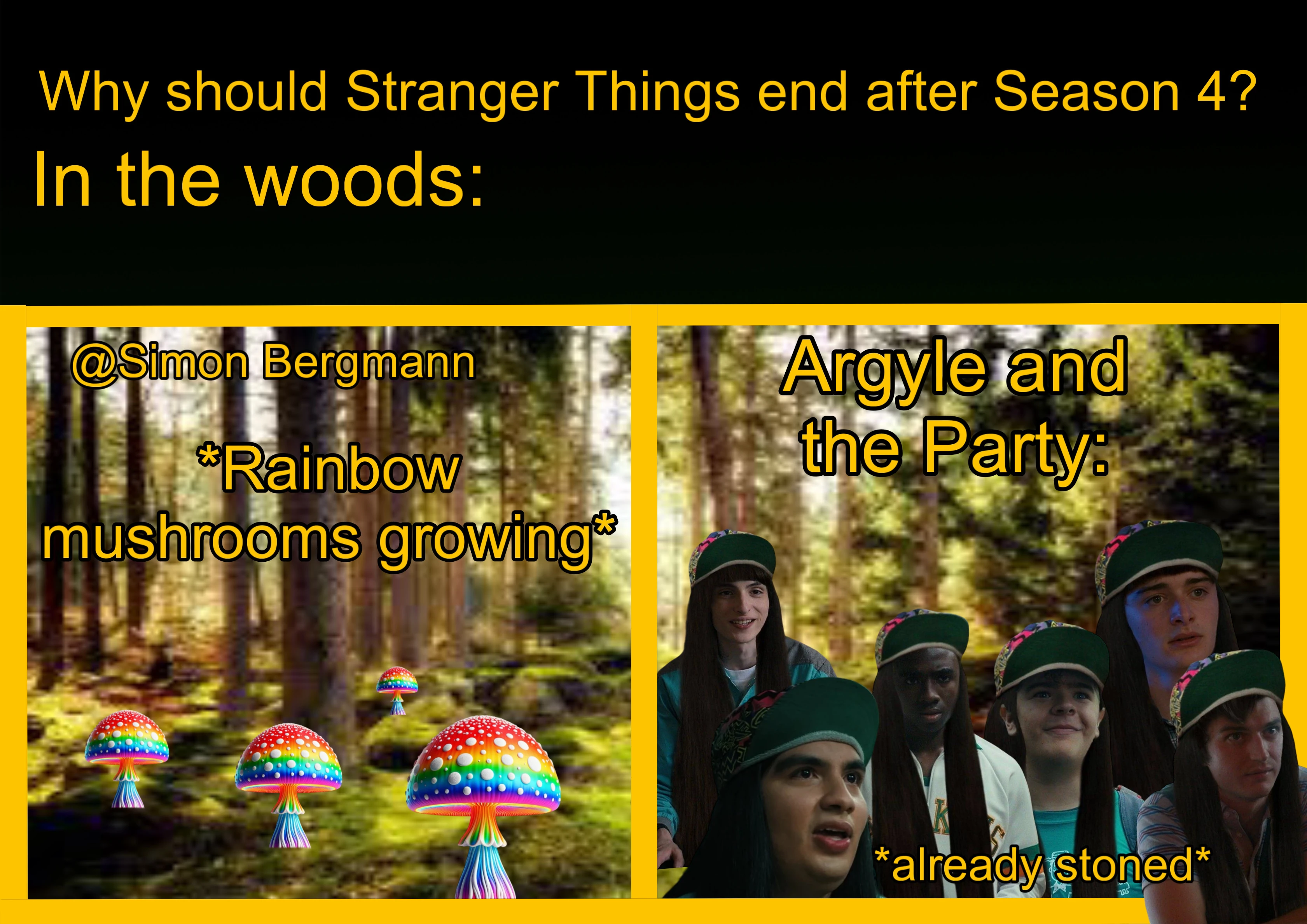 Meme about Argyle and the Party - Alternative S4 End? | Fandom