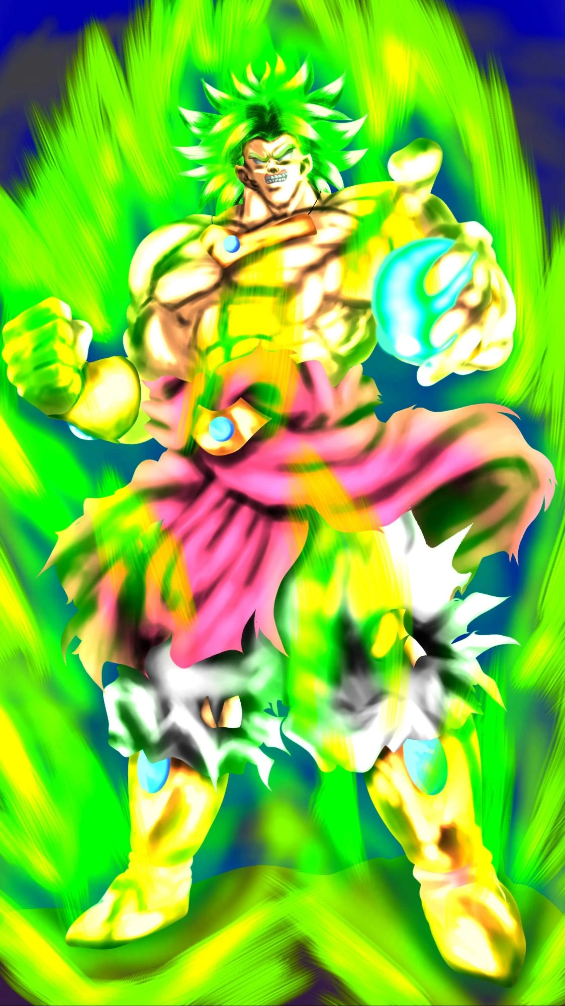 I tried to draw Z broly from the second coming😅 | Fandom