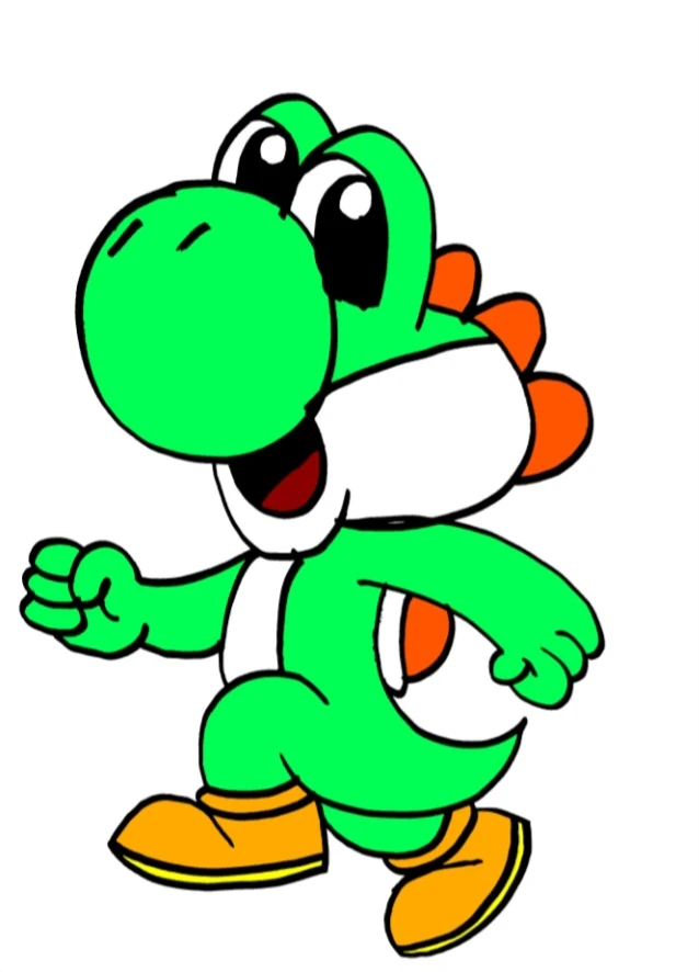 My drawing of Yoshi | Fandom