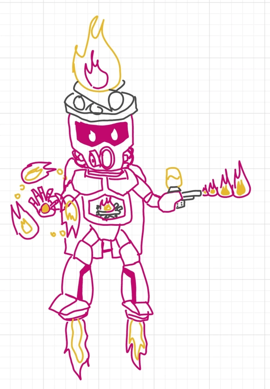 OC: DWN 090 Pyro Man | Fandom
