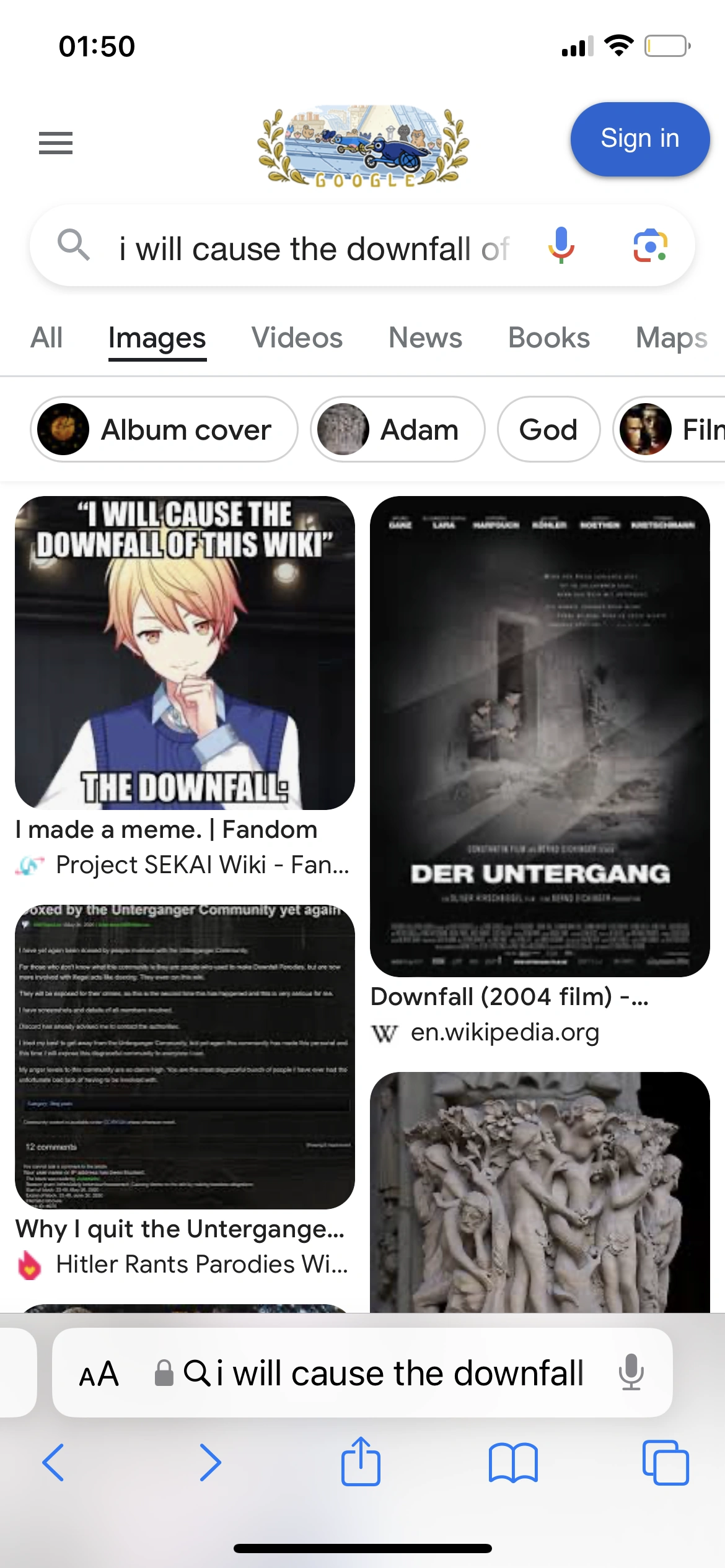 I will cause the downfall of this wiki | Fandom