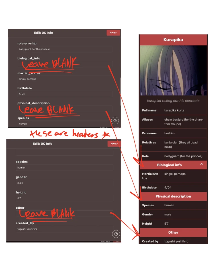 new WIP template and info box template!! | Fandom