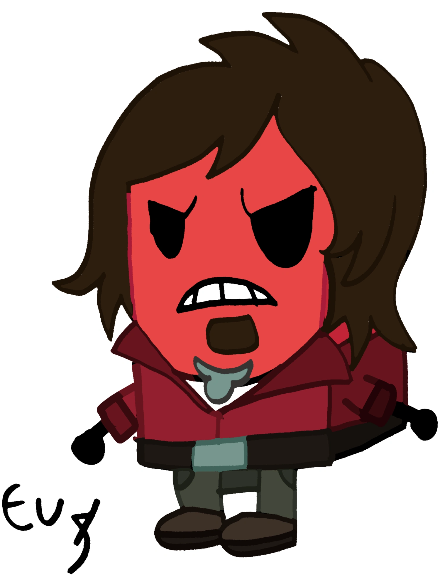 My drawing of Blocky as Alejandro | Fandom