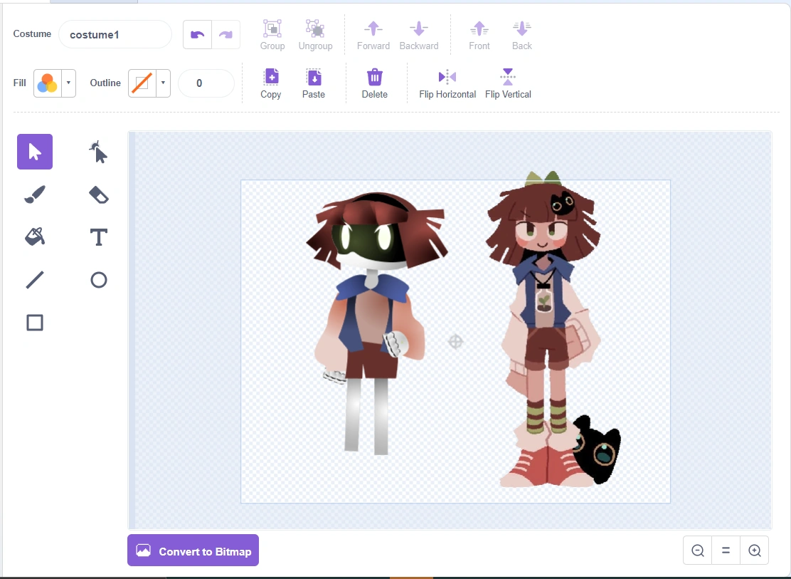 I've always heard MD characters turns into FPE characters arts, so ...