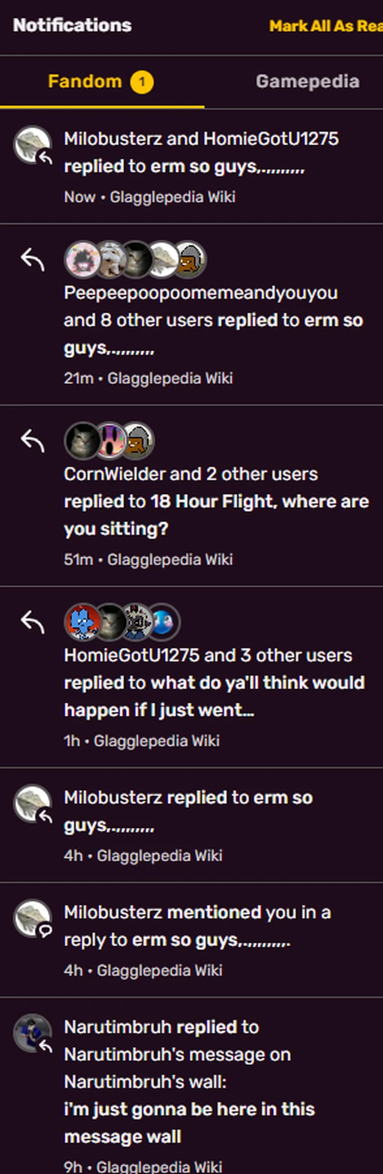 WHERES THE FUCKING 1 NOTIFICATION!!! | Fandom