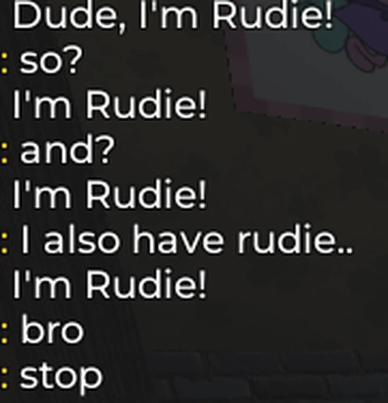 I'm Rudie! | Fandom