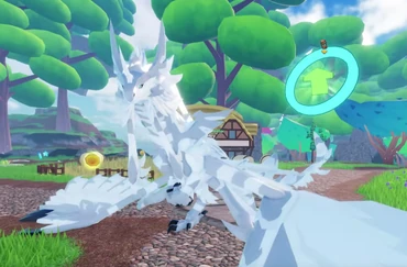 An angel emerges from the heavens to fight a creature that emerged from ...