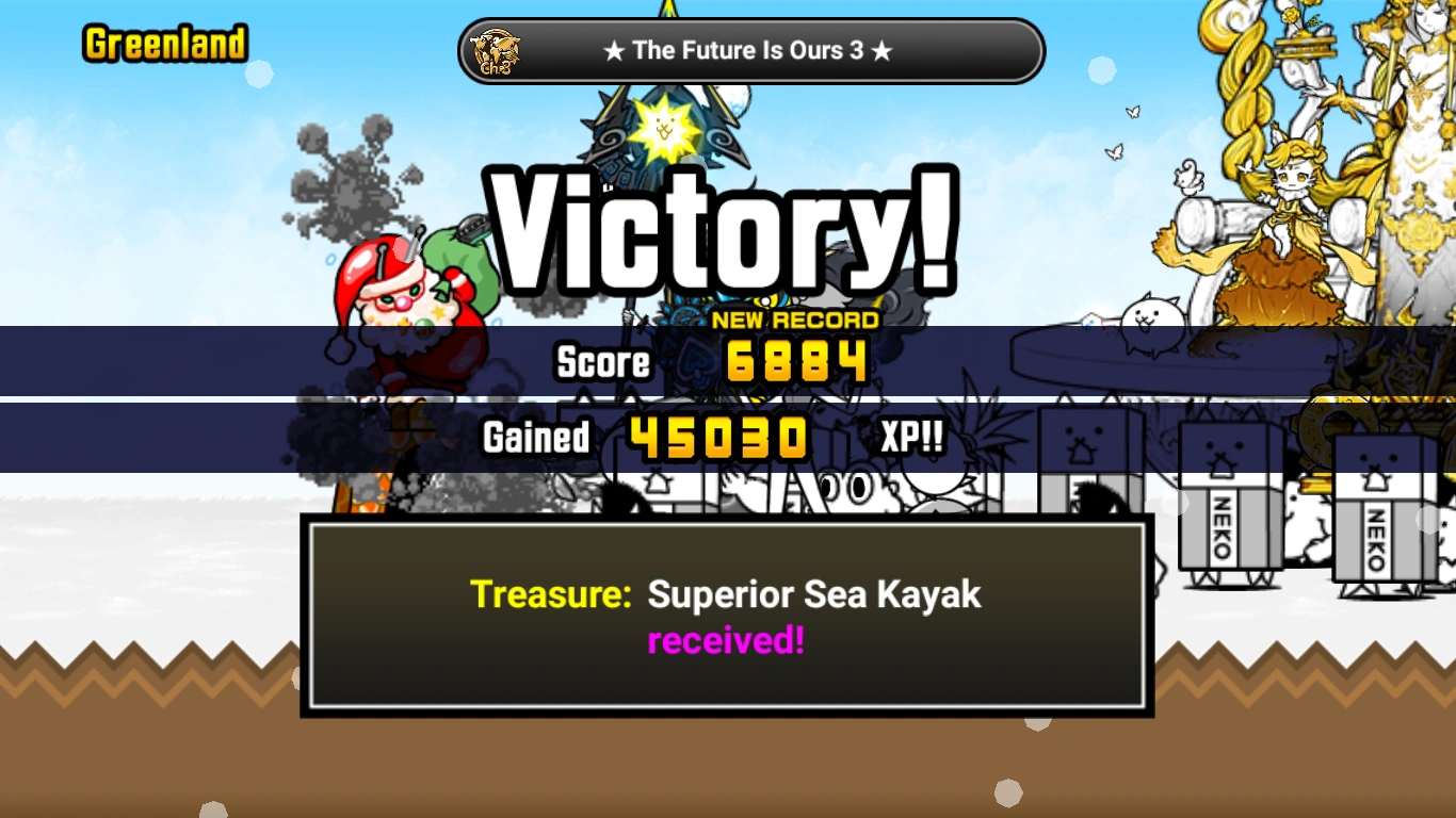 All ITF Chapter 3 treasures and crazed Moneko beaten. I used 7 ubers ...