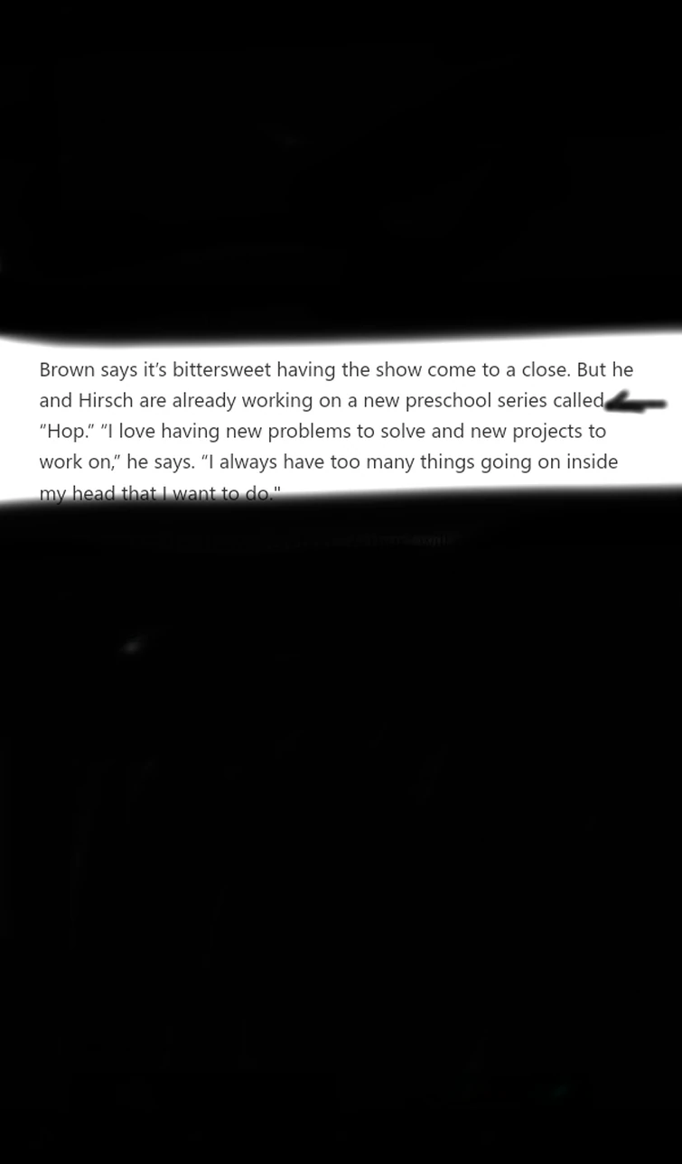 Um guys!! Guys!!!! I think Marc Brown is creating a another new ...