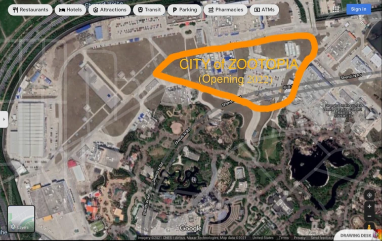 Fan art of the Upcoming zootopia themed-land from Shanghai Disneyland ...