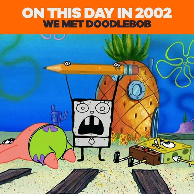 20 years ago, the world met DoodleBob | Fandom