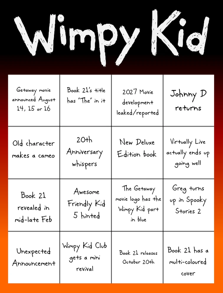 Discuss Everything About Diary of a Wimpy Kid Wiki | Fandom