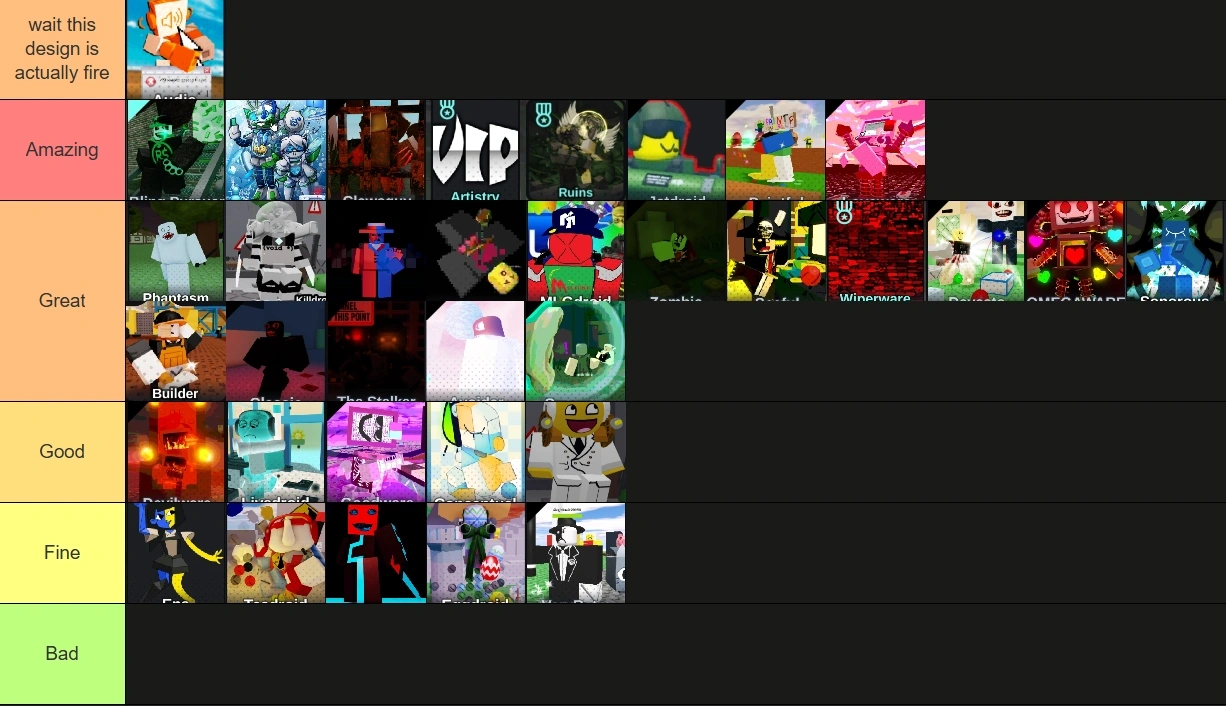 die of death skin tier list + link | Fandom