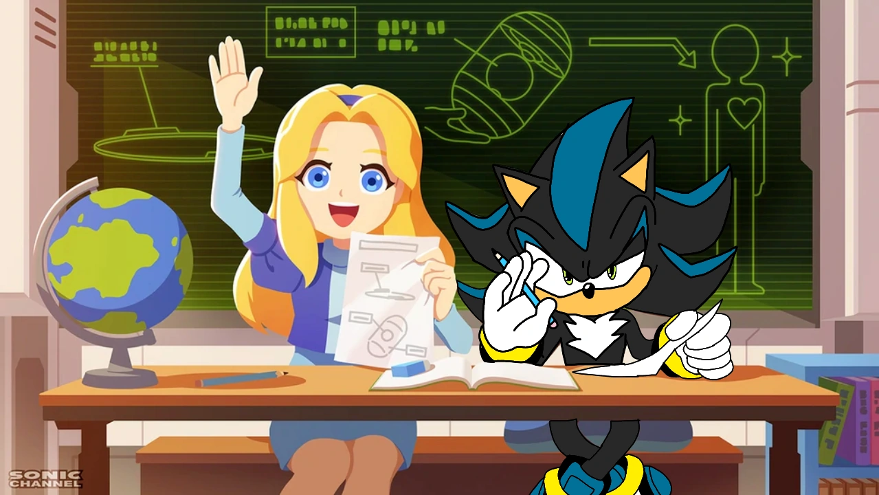 Mephiles and Maria at School | Fandom