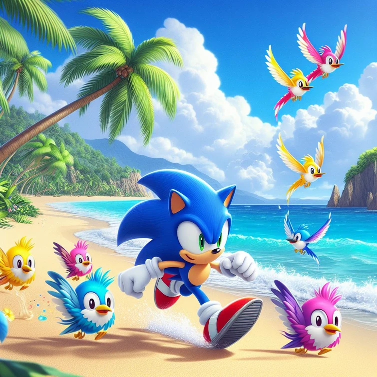 Sonic in Flickies' Island | Fandom