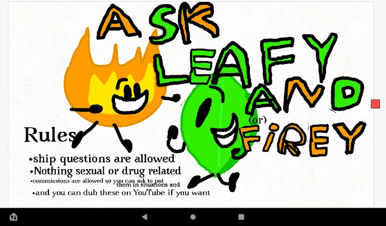 Ask Leafy and firey! | Fandom