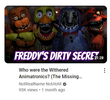 freddy's dirty secret | Fandom