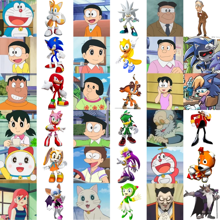 Sonic characters as Doraemon characters | Fandom