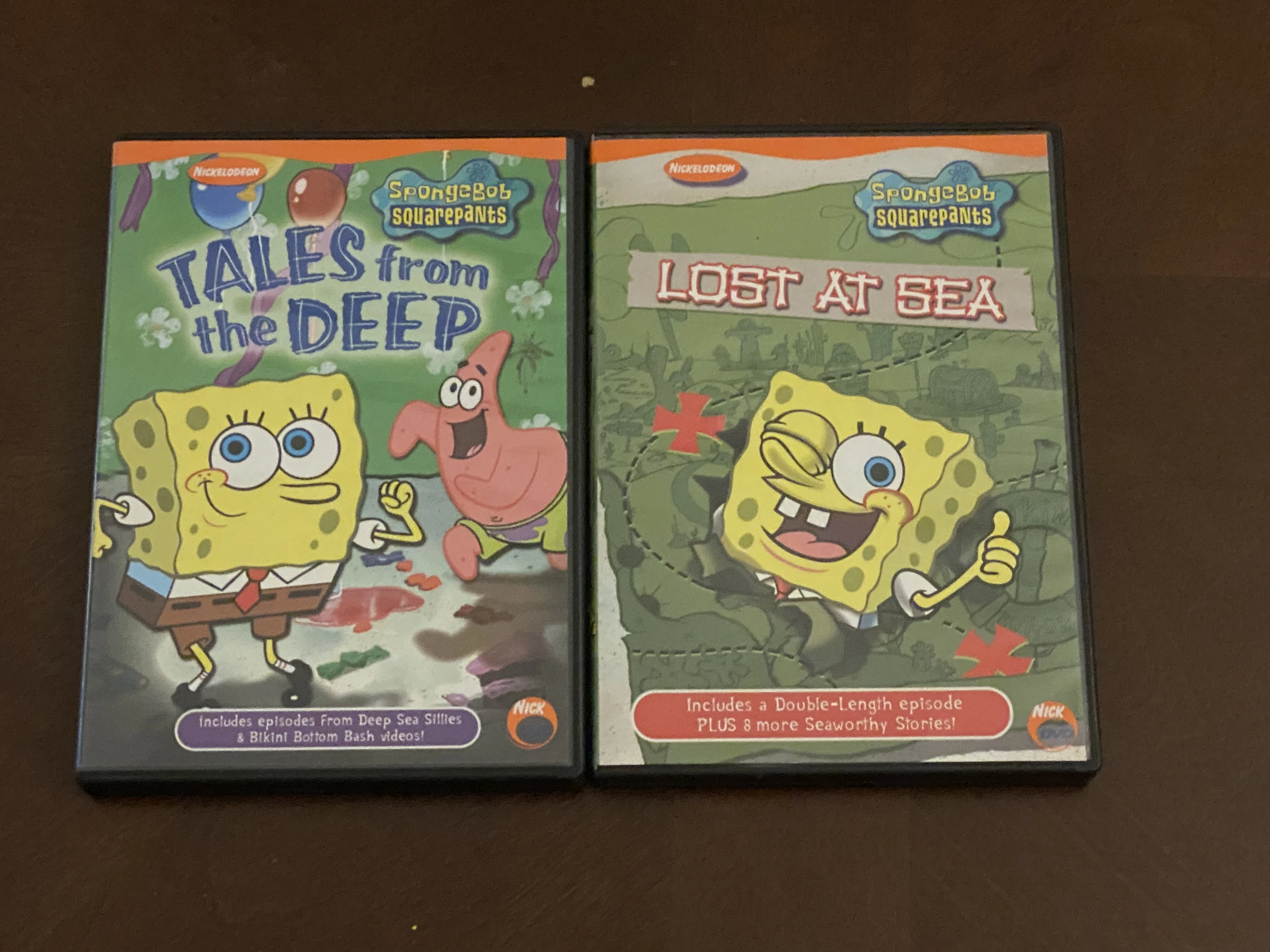 SpongeBob SquarePants: Tales from the Deep and Lost at Sea 2 DVD's | Fandom
