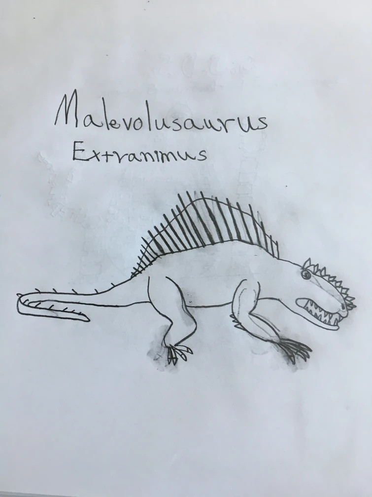 My Malevolusaurus art | Fandom