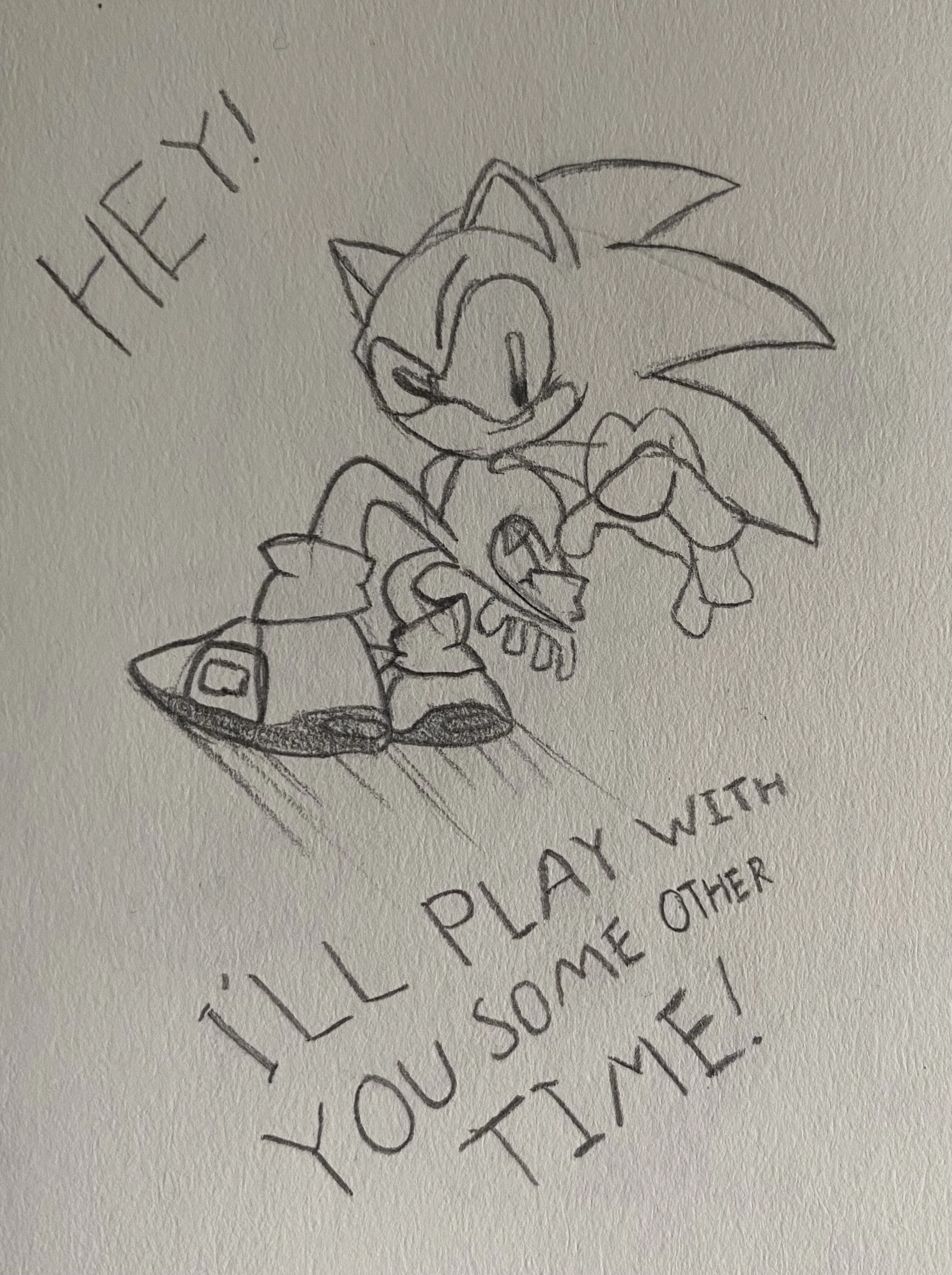 Sonic stock art redraw (I really like this one) | Fandom