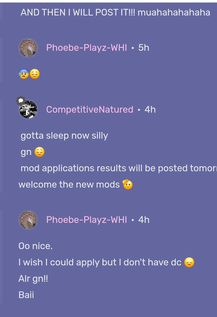 Content AND Thread Moderator Applications! | Fandom