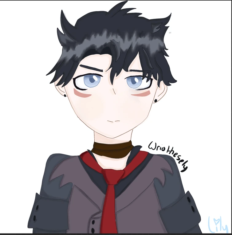 ok soo this is wriothesley art BUT imma do it again after i draw citlali | Fandom