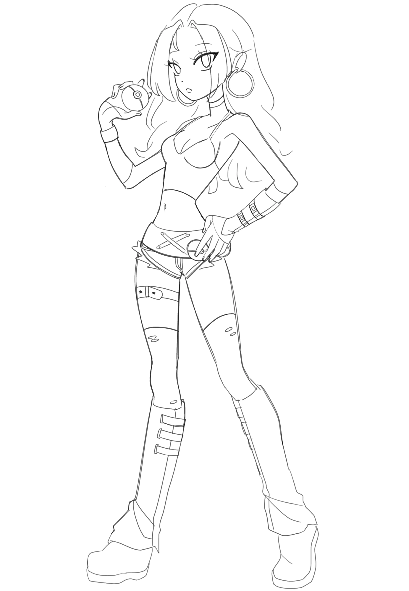 FULL BODY WIP OF MY POKEMON OC 💖 | Fandom