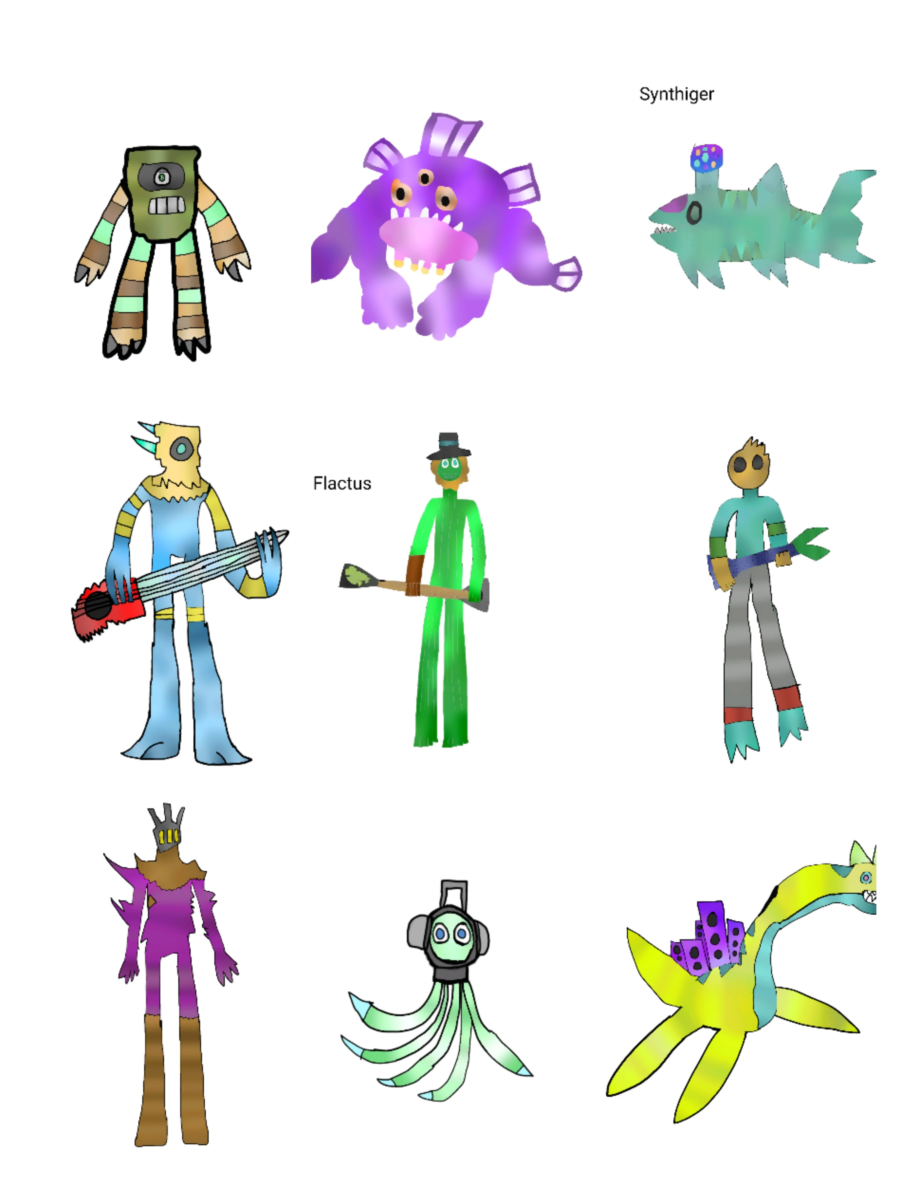 more fanmade monsters I made.. | Fandom