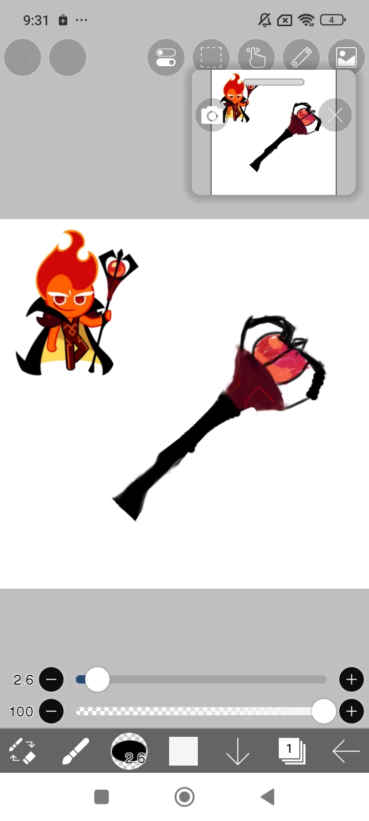 Idk so here's yummy fire staff art | Fandom