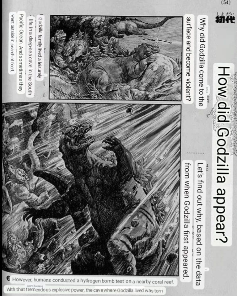 Godzilla gets burned in minus one. | Fandom