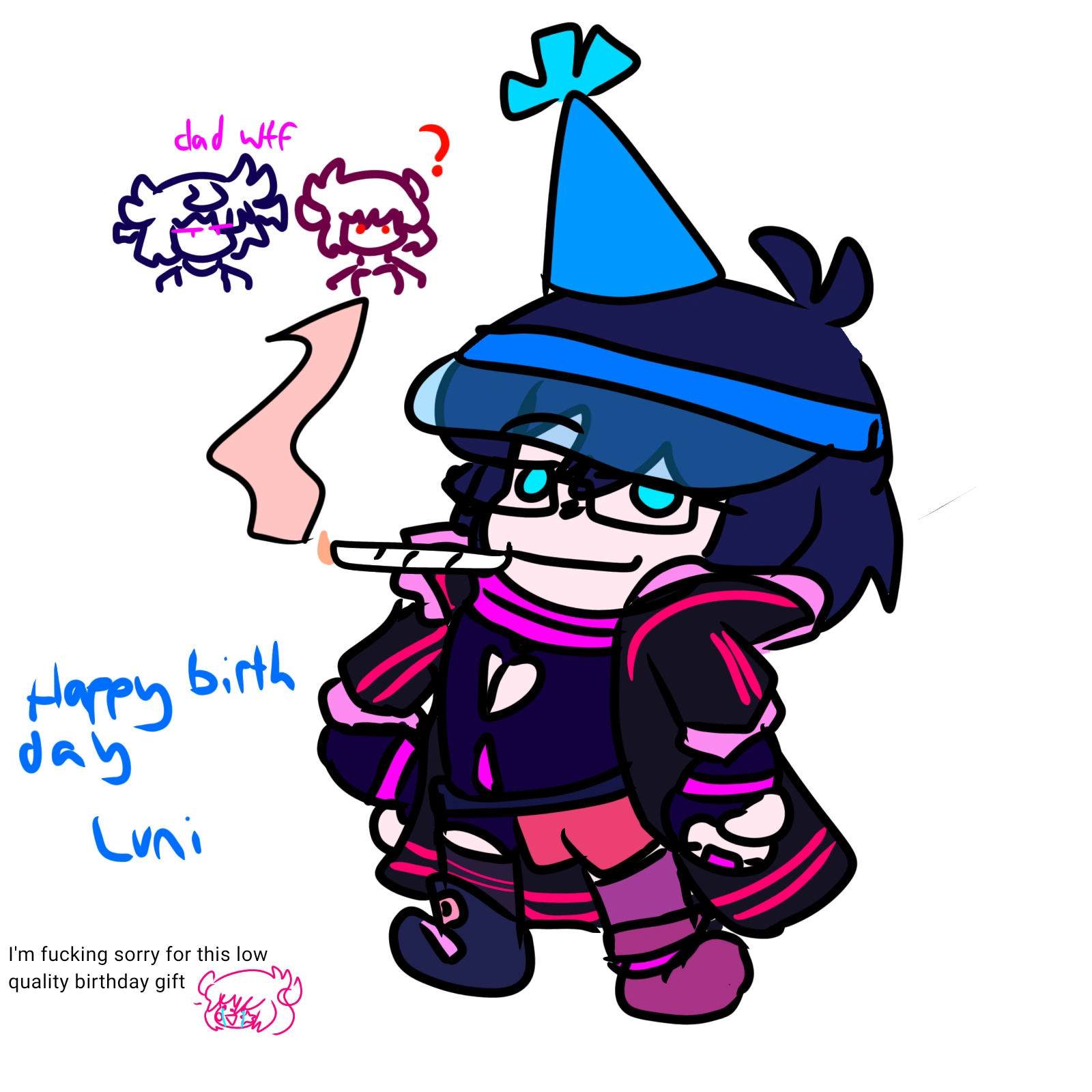 Low quality birthday gift for Luni i forgor to post here | Fandom