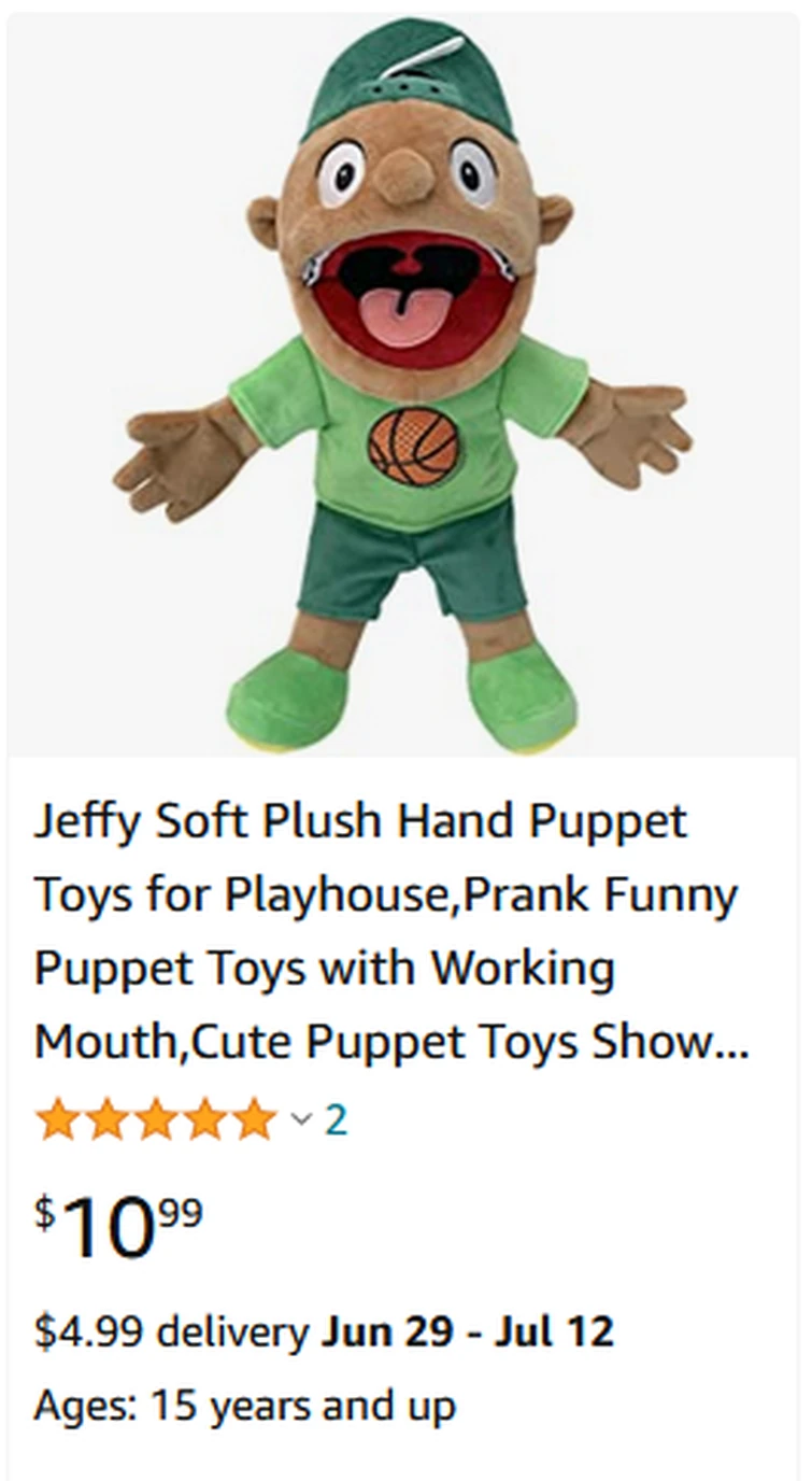 so... you can buy a junior, cody, and joseph puppet on amazon for less ...