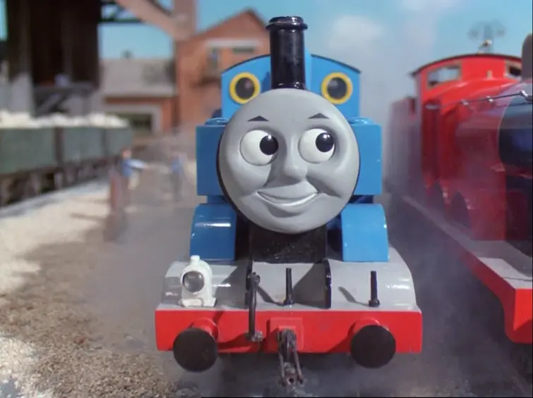 Thomas smiling face | Fandom