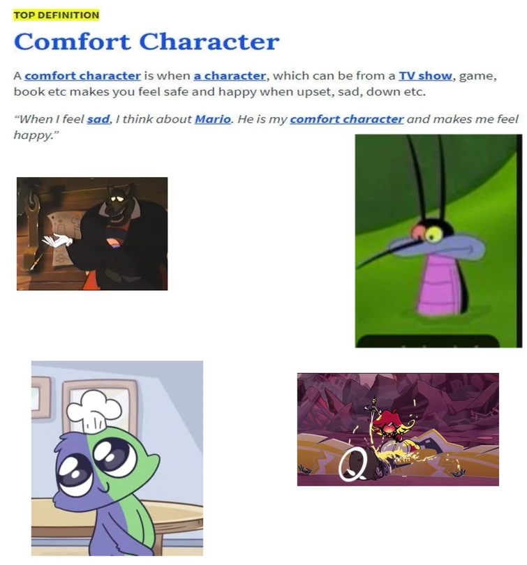 Comfort characters because yes | Fandom