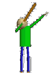 Baldi when stop using his ruler to the Player chill but he is waiting ...