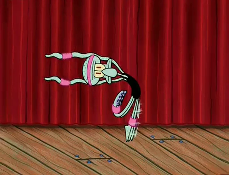 Squidward dancing | Fandom