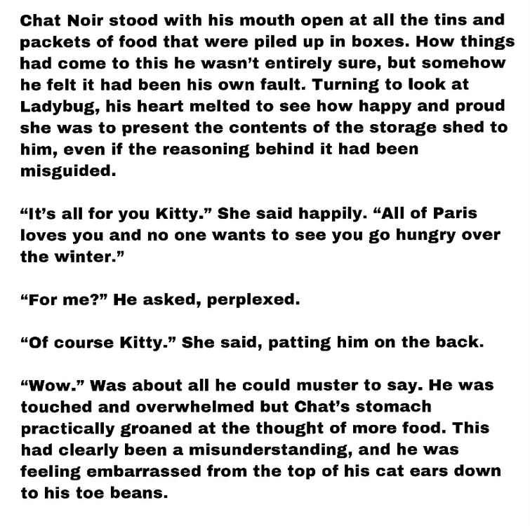 “The Great Chat Noir Food Drive” Part 1 of 3 | Fandom