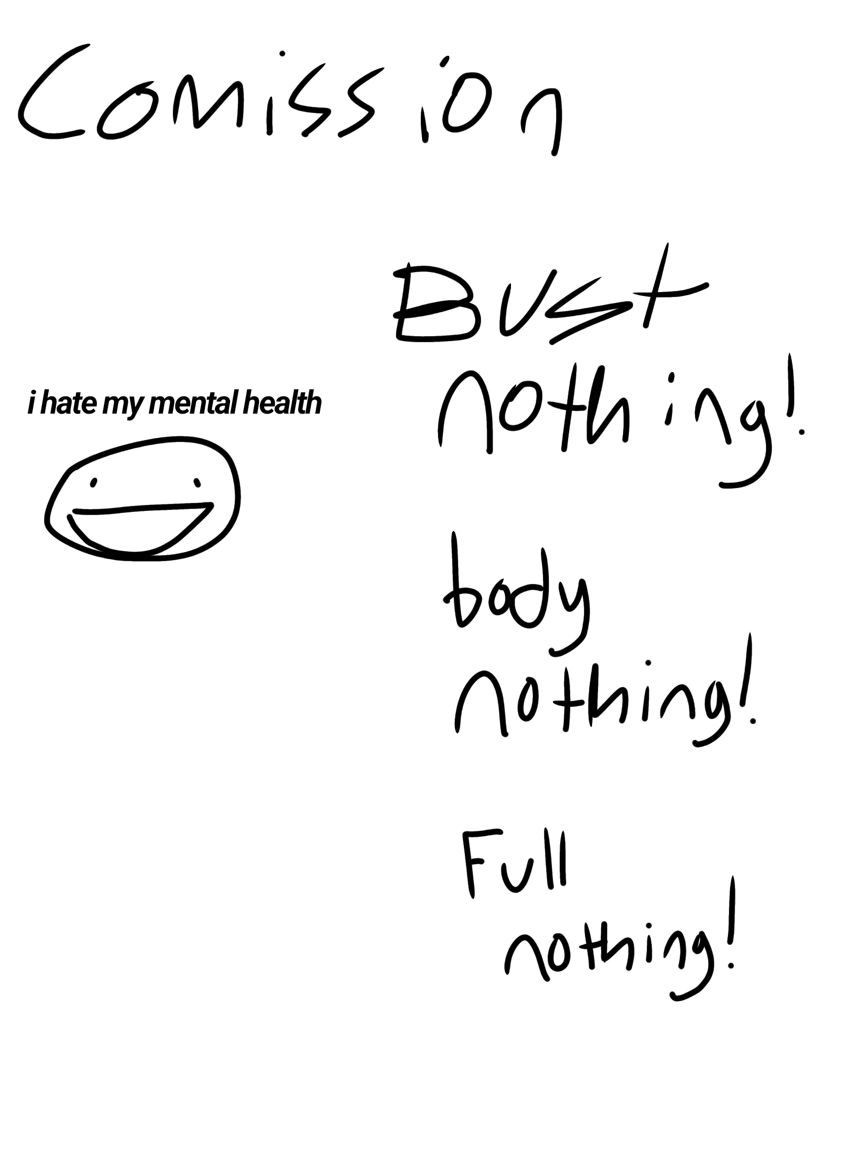 Commissions for the low price of nothing | Fandom